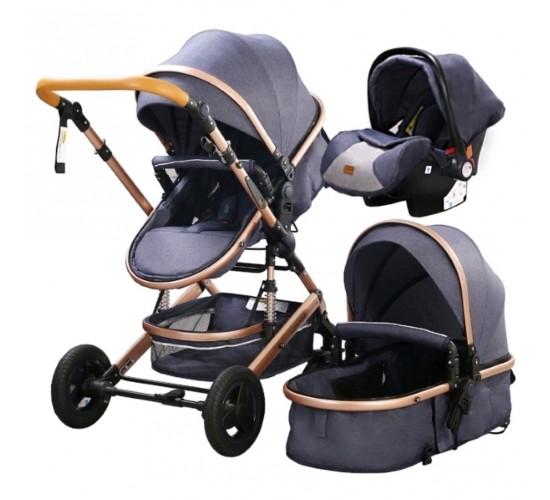 Коляска Luxmom 530-W 3 в 1 трансформер с автокреслом 2021 купить в ...